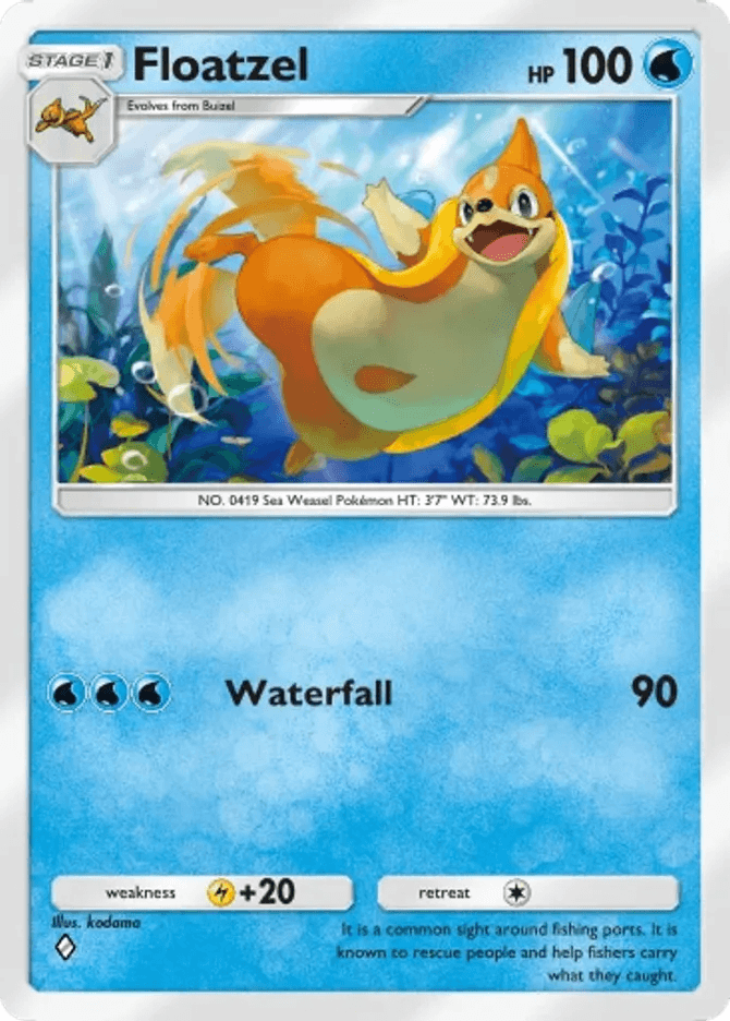 Floatzel (B3a-010) – PTCGP | PocketCards.net