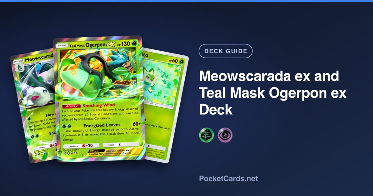 Panduan dek Meowscarada ex dan Teal Mask Ogerpon ex di Pokémon TCG ...